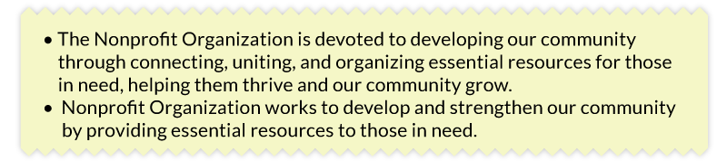 6 Tips For Writing A Perfect Nonprofit Mission Statement